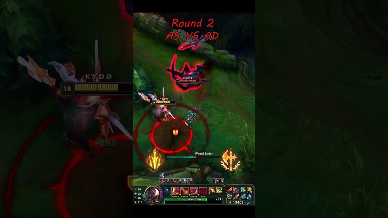 Old Aatrox vs New Aatrox - Attack Speed Vs Attack Damage Round [2] - Who Wins ?