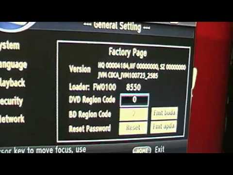 Soniq B100 Blu ray Player (region free)