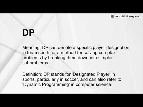 DP Meaning