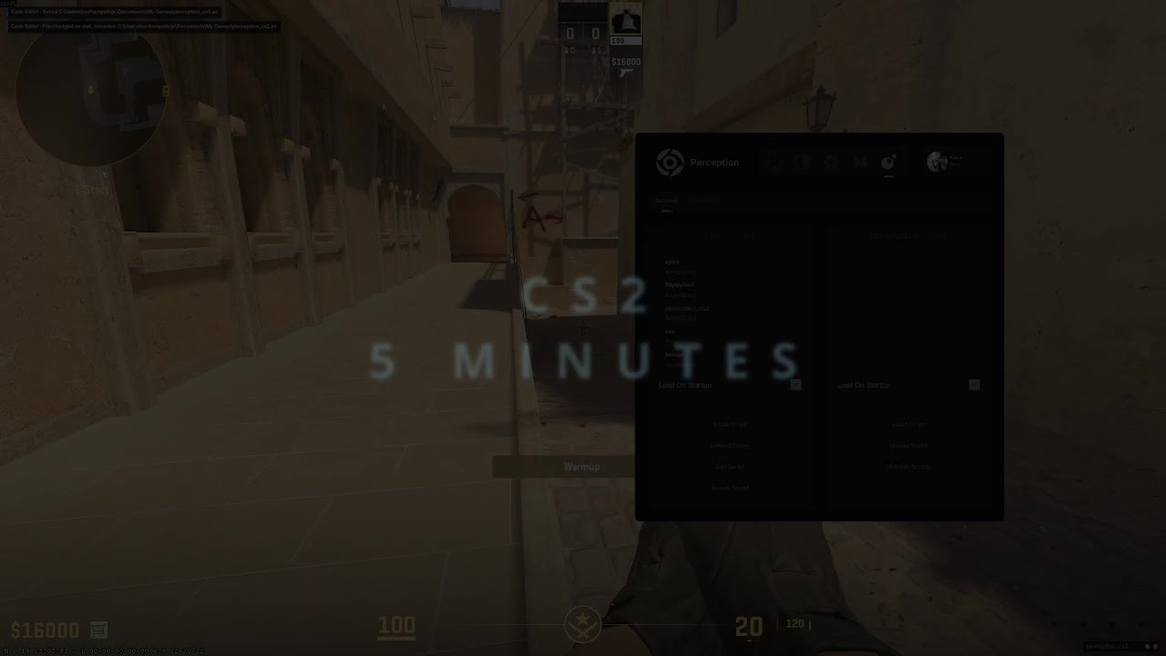 Coding in Perception #UniversalAPI #CS2 #AngelScript