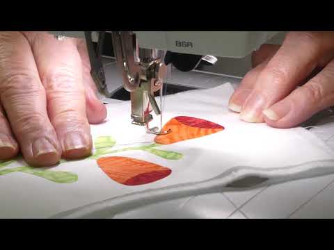 Flower Applique 14 - 2020 Tasty Treats with GourmetQuilter