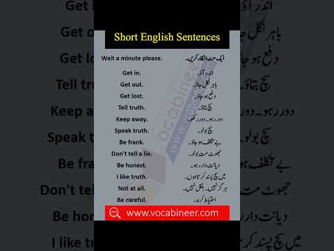 English language full course / English vocabulary words with Urdu Hindi Meanings