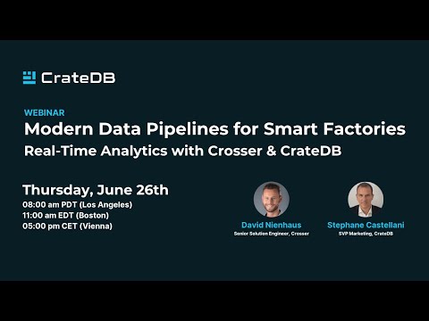 Modern Data Pipelines for Smart Factories