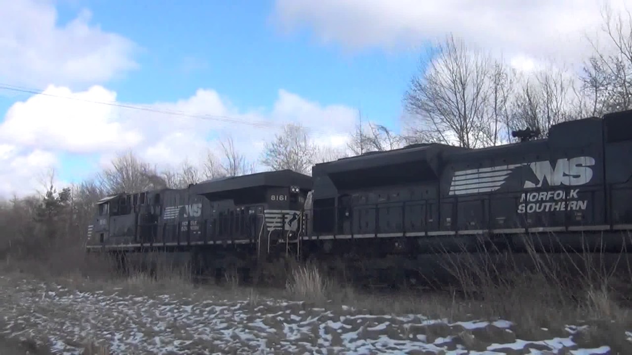 Chasing Norfolk Southern Intermodal Train