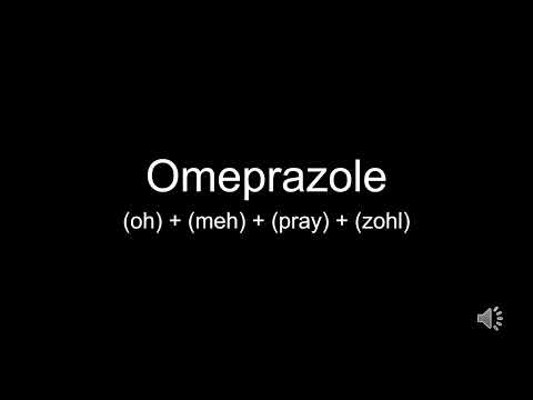 How to say | omeprazole