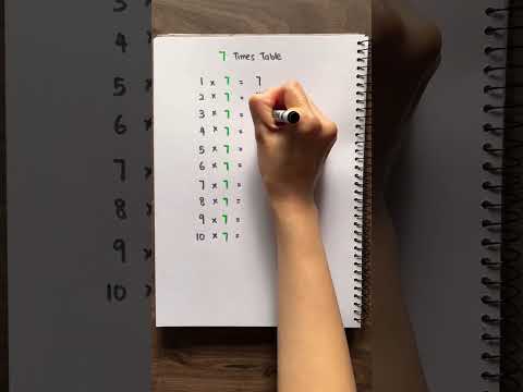 7 Times Table | Learn Multiplication | Multiply by 7 β
π― #mathforkids #mathlessons #education #maths