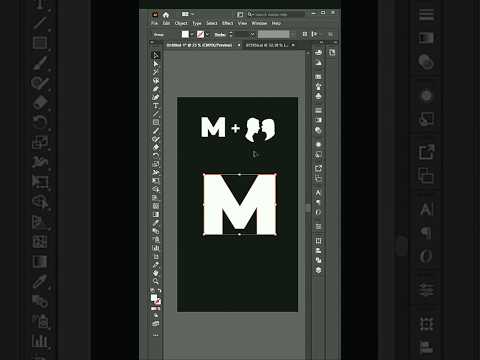 Creative 'M' Logo with Silhouettes: Unique Logo Design Idea ✨