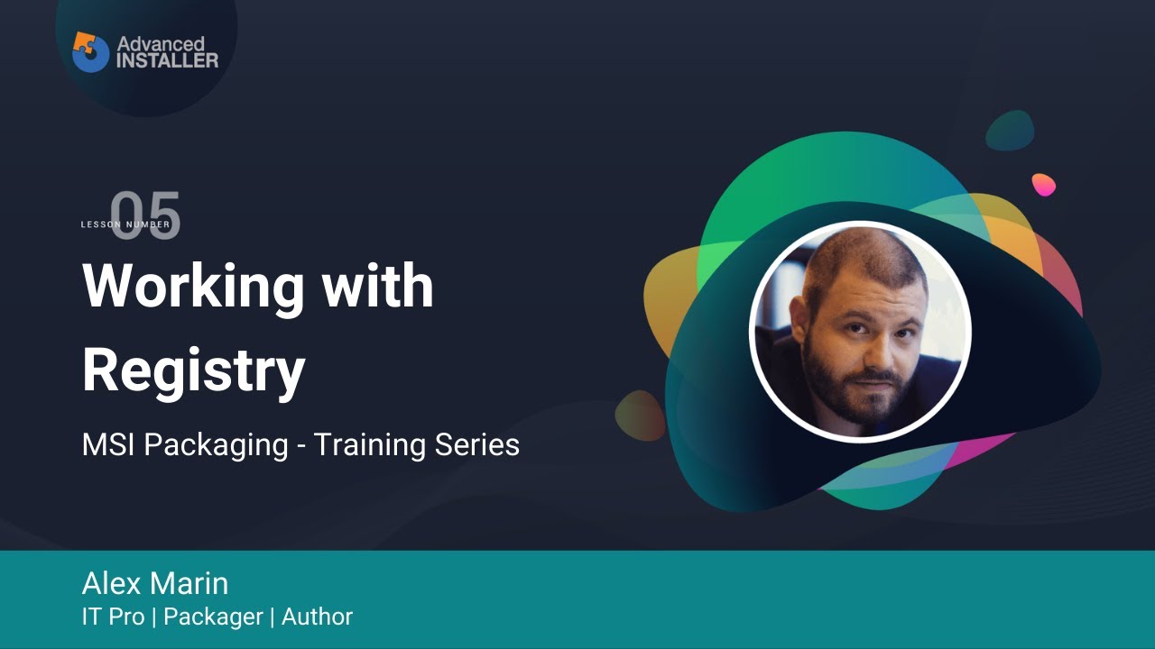 MSI Packaging FREE Training & Certification  | Lesson 5: Working with Registry