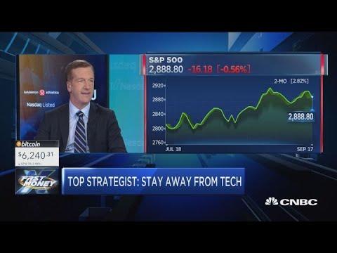 A tech correction is coming, says Morgan Stanley's top strategist