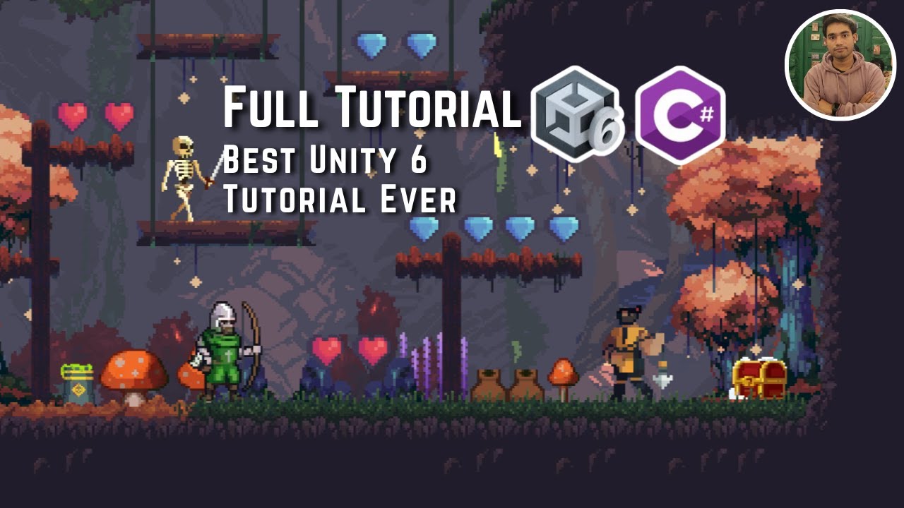 Full Course on How to Make a 2D Game in Unity with C# -Beginners & Intermediate(Unity 6 Tutorial)