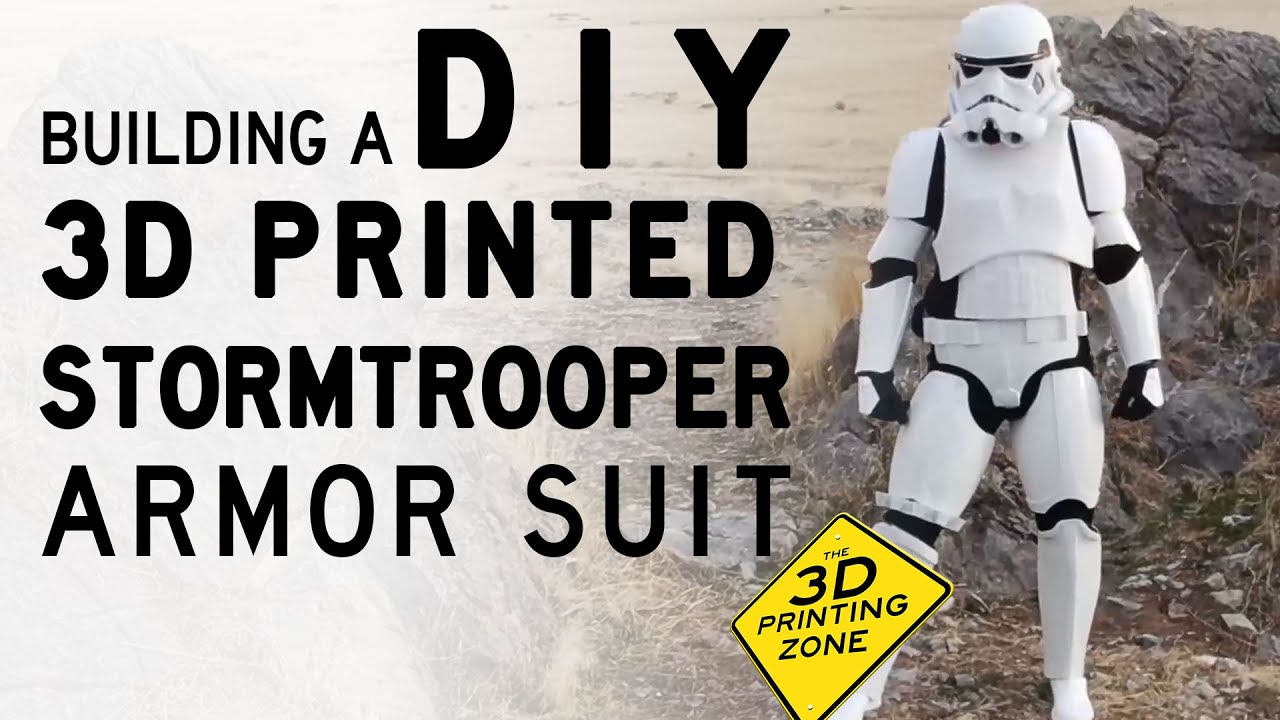 3D Printed Wearable Stormtrooper Armor Suit - Star Wars