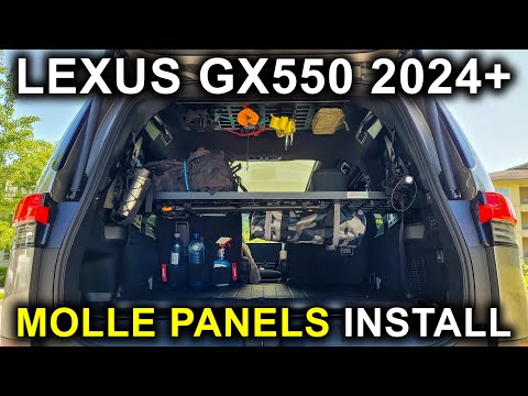 Lexus GX550 & Toyota Land Cruiser (2024-2025): MOLLE Panels Installation! Optimise Your Cargo Space!