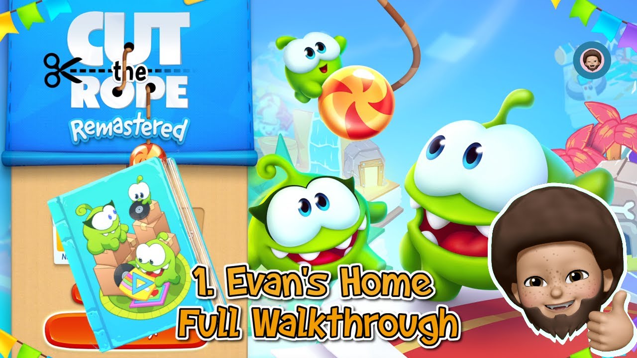 Cut the Rope Remastered Apple Arcade - Tip, Walkthrough, Glitch