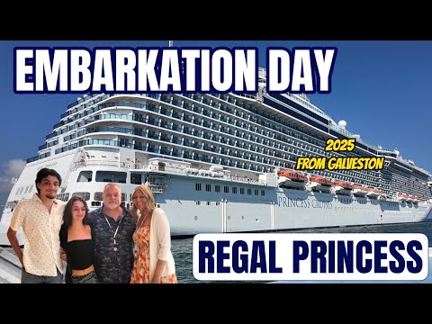 BOARDING the Regal Princess | Port of Galveston Parking