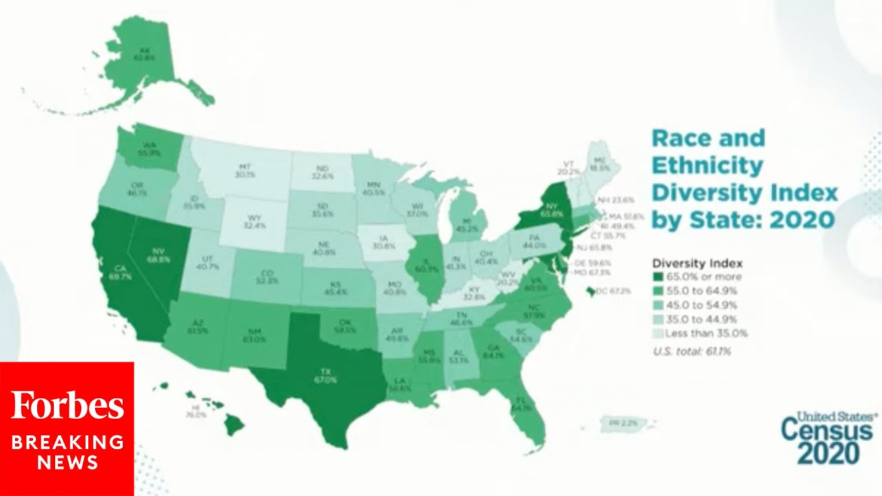 JUST IN: 2020 Census Shows US Is More Diverse And Multiracial Than Ever Before