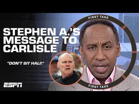 Stephen A. calls for Rick Carlisle to NOT sit Tyrese Haliburton in Game 6 ππ£οΈ | First Take