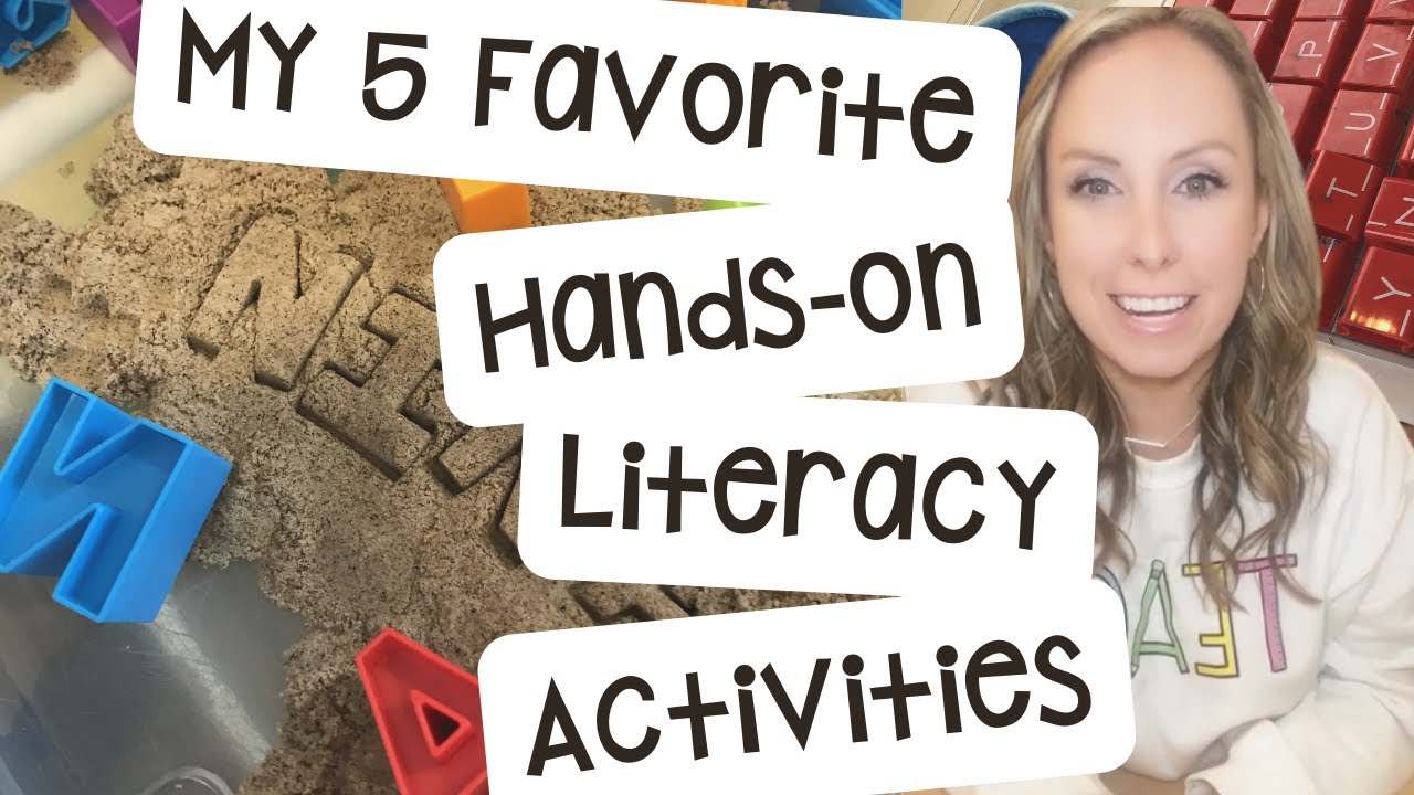 My 5 Favorite Hands-on Literacy Activities for Preschool, Pre-k, or Kindergarten
