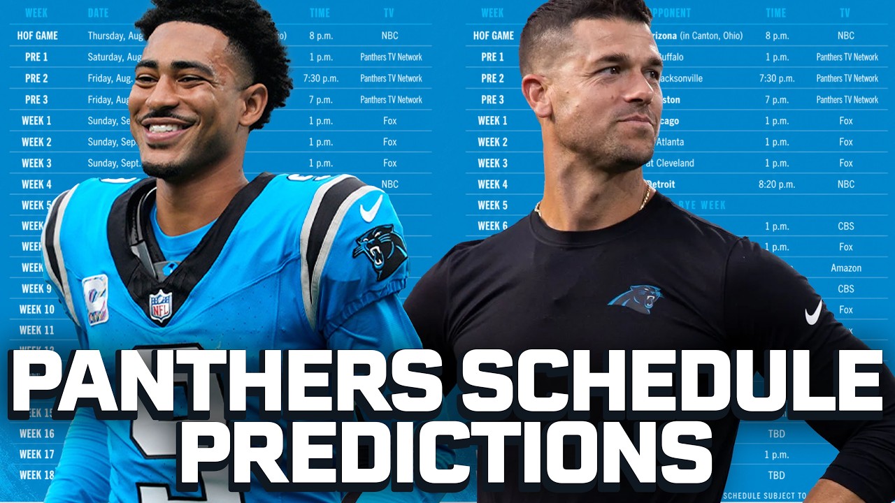 Panthers Schedule Release Reaction with Jonathan Stewart
