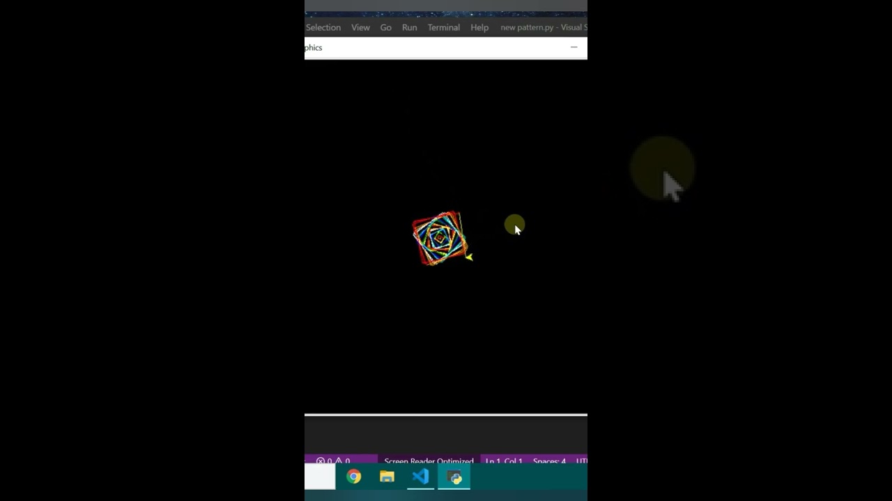 Cool python turtle project 😍 #python #shorts