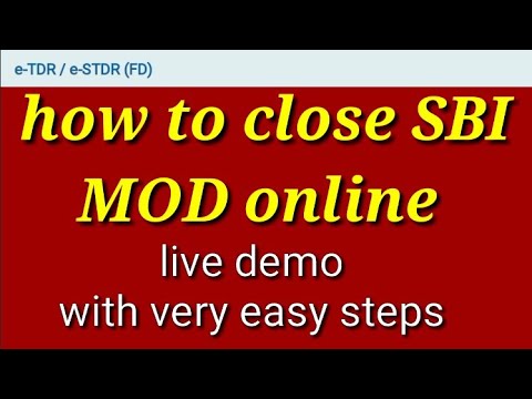 how to close MOD! sbi mod,sbi mod close! balance of mod! what is mod, multi option deposit, sbi,