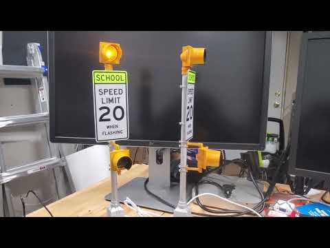 School Speed Zone Signals! - 1:9 Scale Models