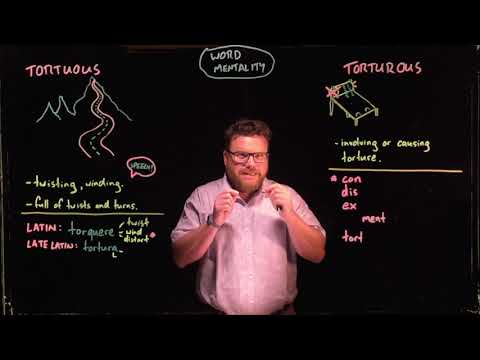 This video is short and simple, not tortuous ... or should that be torturous? | Grammar and Thongs