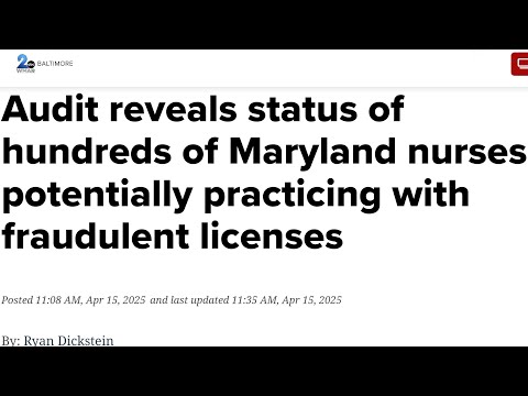 FAKE Nursing Licenses in Maryland: What You Need To Know