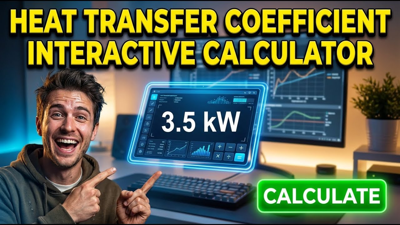 Heat Transfer Coefficient Calculator — How to Use It | Engineering Tool