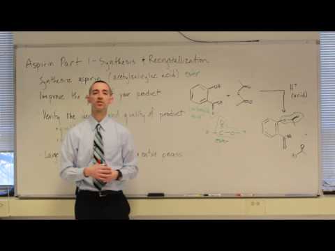 Aspirin Part 1 - Synthesis and Recrystallization (2017)