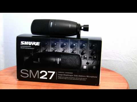 Shure SM27-SC Microfone Profissional de Alta Qualidade