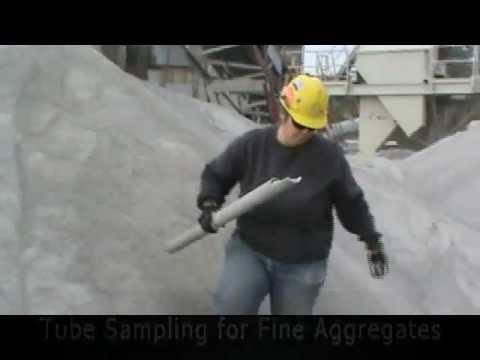 Fine Aggregate Tube Sampling