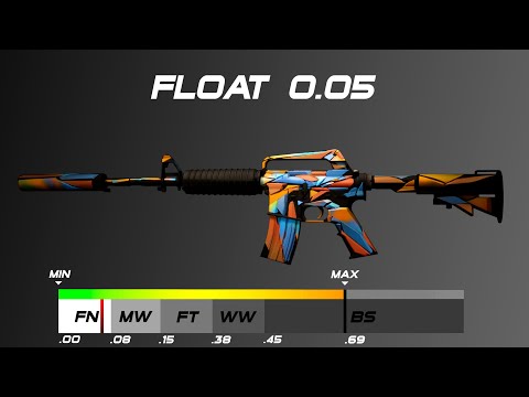 Steam Community :: Video :: CSGO M4A1-S | Leaded Glass - Skin wear/float