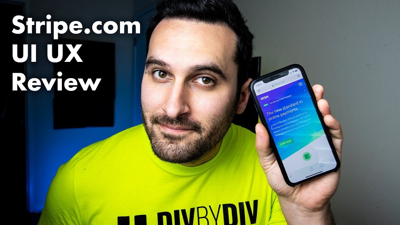 Stripe.com UI UX review
