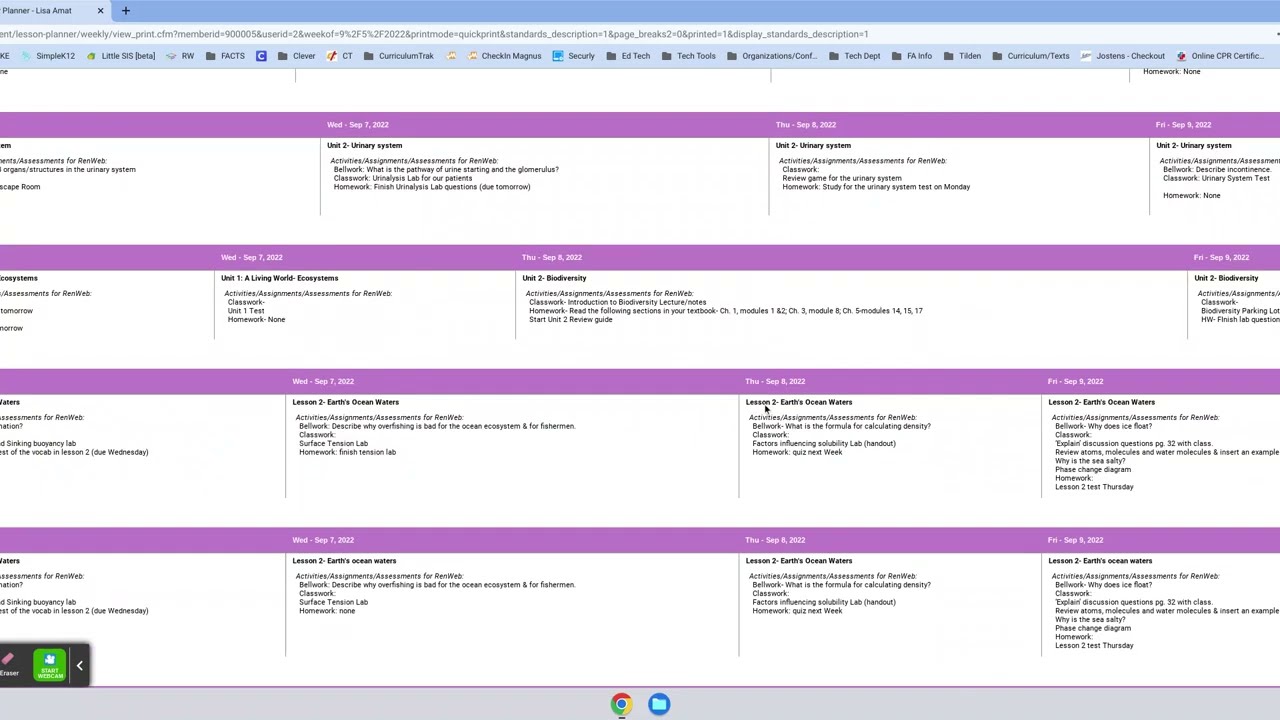 CurriculumTrak Lesson Planner Introduction Training