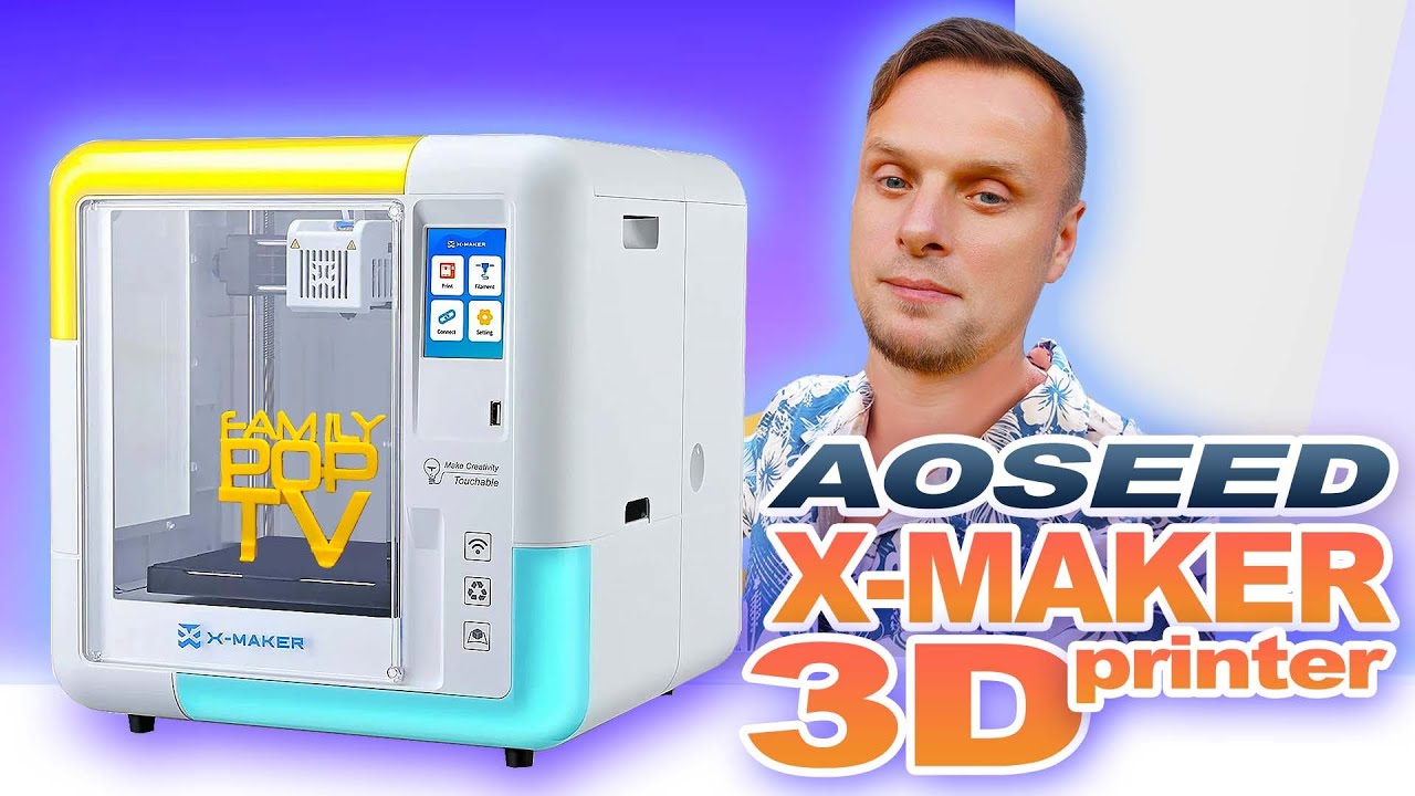AOSEED X-MAKER 3D Printer: The Complete Review & Test // Best 3D Printer for Beginners?