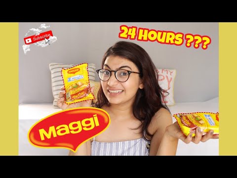 I ONLY ATE *MAGGI* FOR 24 HOURS CHALLENGE!! | The Exploring Beauty
