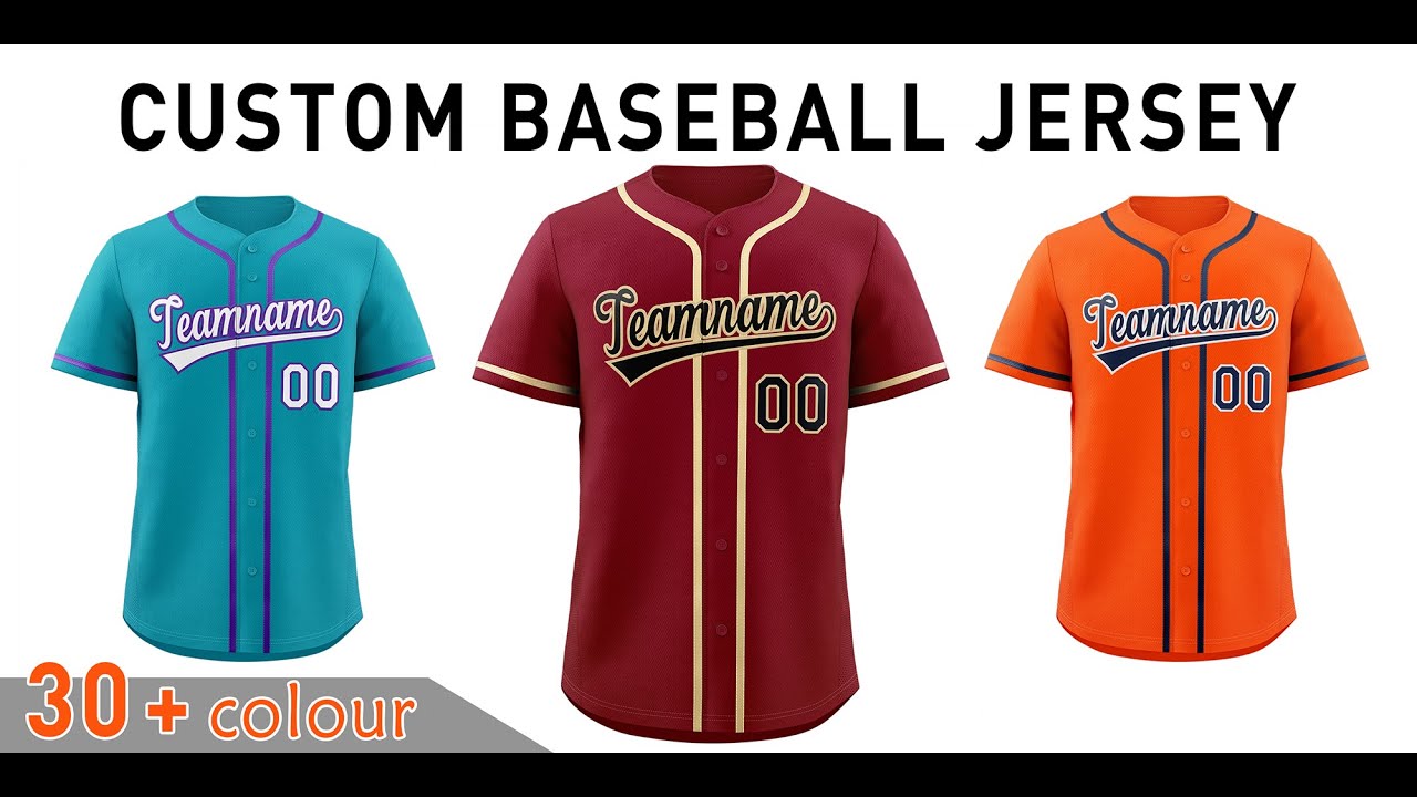 KXK Custom Your Own Baseball Jersey