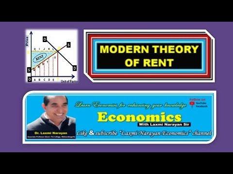Modern Theory of Rent