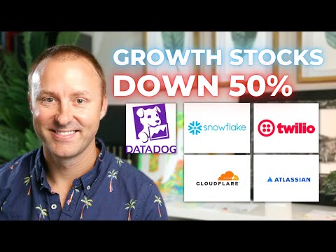 My Top 3 Growth Stocks That Have Crashed 50% | DDOG, SNOW, NET Stock Analysis