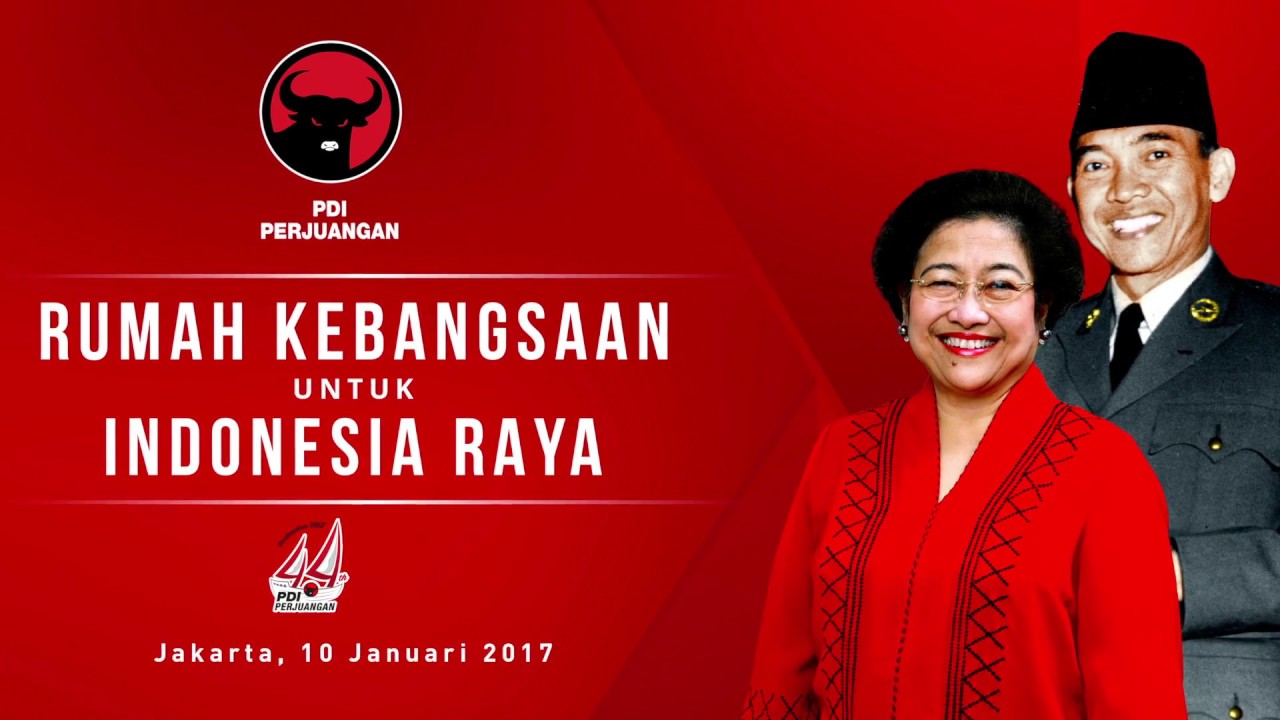 HUT PDI Perjuangan ke 44 Tahun