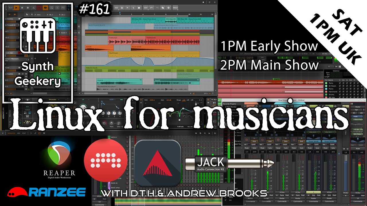 Synth Geekery 161 - Linux for musicians