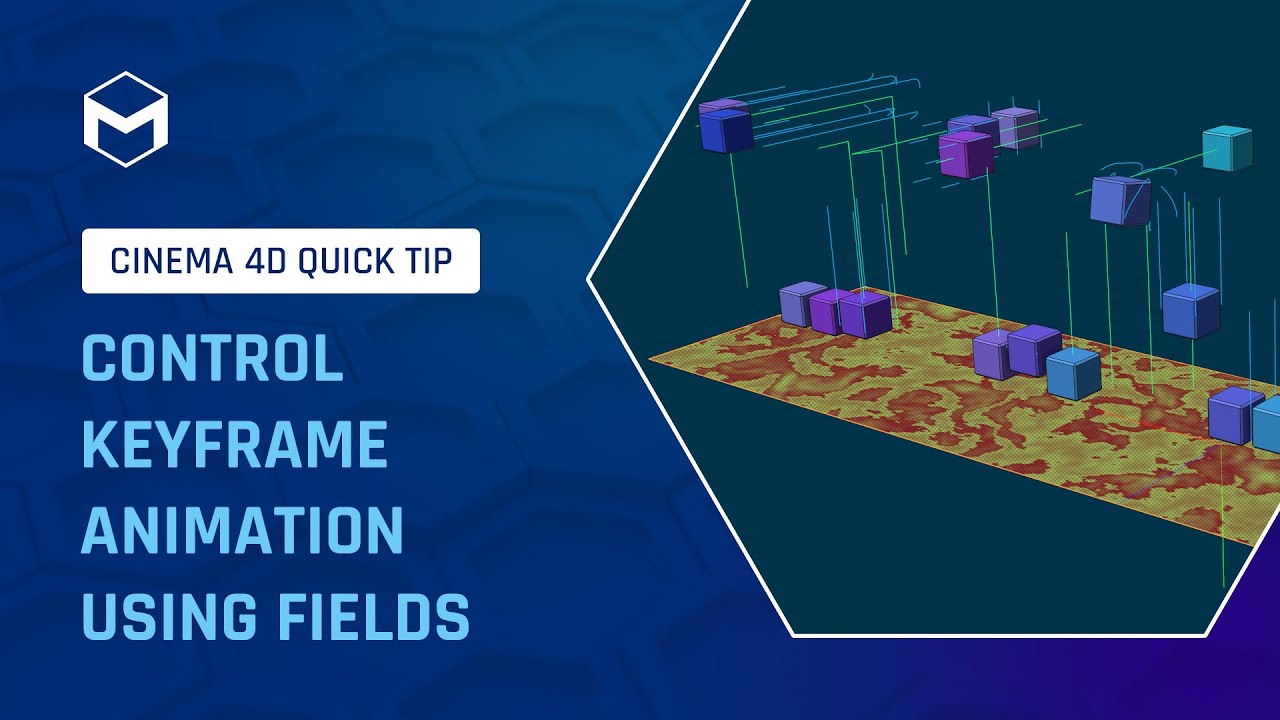#C4DQuickTip 112: Control Keyframe Animation Using Fields in Cinema 4D