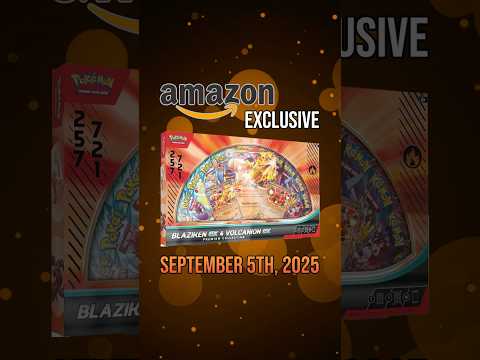 AMAZON EXCLUSIVE Blaziken & Volcanion EX Box September 5th #pokemon #pokemoncards #pokmontcg