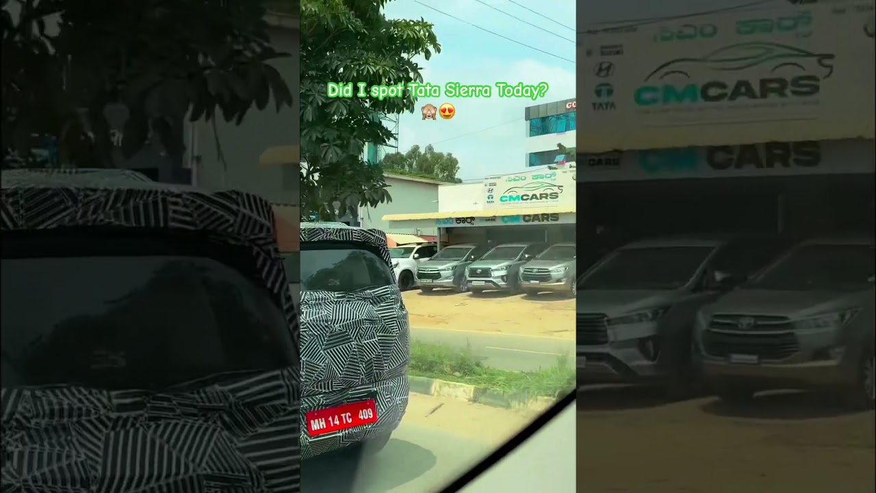 Tata Sierra EV? #tata #tatamotors #evvehicle #sierra #newcarlaunch #newcar ##evcar #bangalore #love