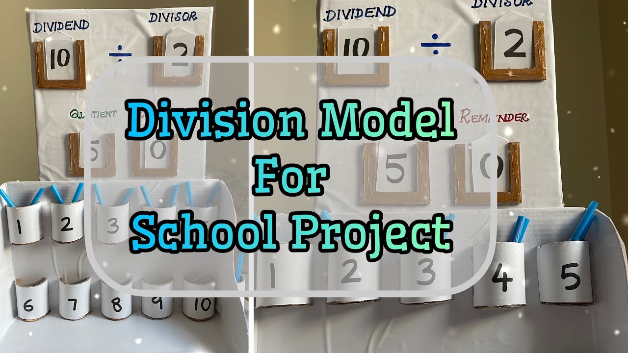 Division Working Model DIY | Grade 3 Maths Introduction to Division | Exhibition Idea