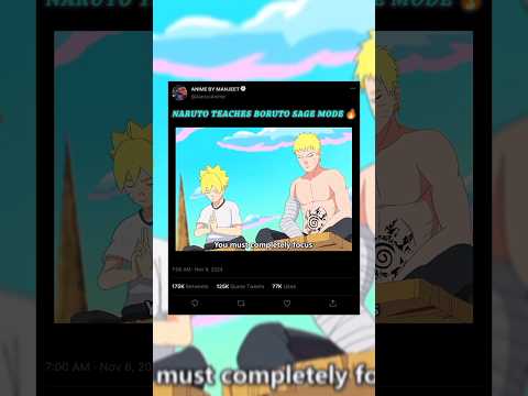 Boruto Uzumaki Sage Mode Practice π₯π