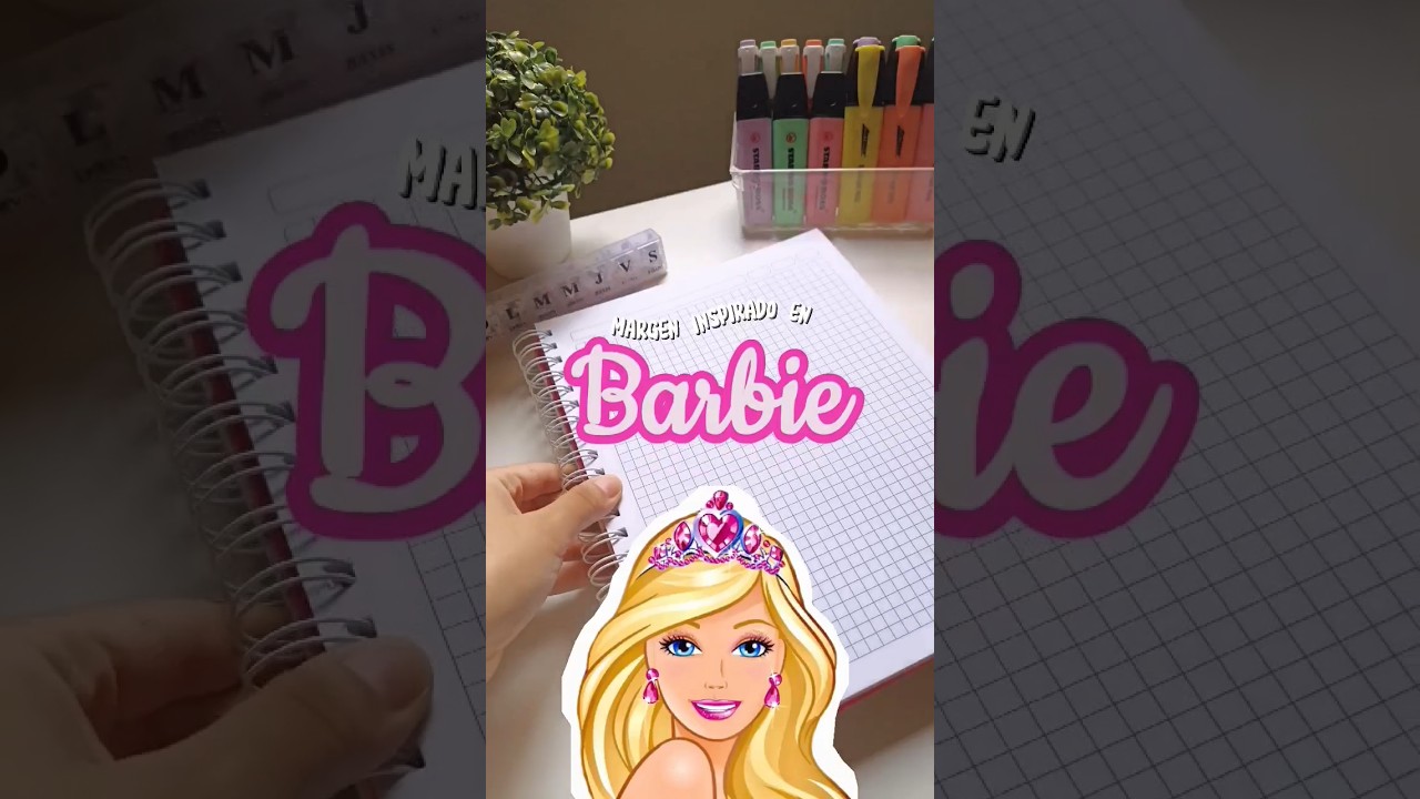 Puedes ser lo qué quieras ser 💖 #barbie #titulosbonitos #apuntesbonitos #lettering #plumones #parati