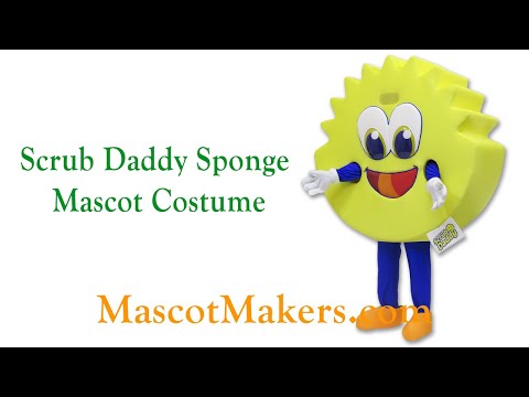Scrub Daddy Sponge Mascot Costume for Evo Lifestyle Products, UK ...