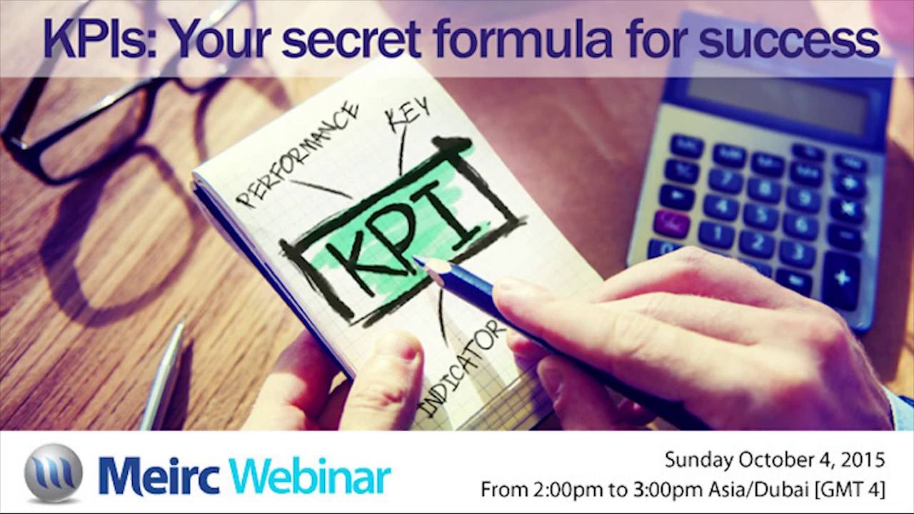 KPIs Your secret formula for success | Project Management | Dubai | Meirc