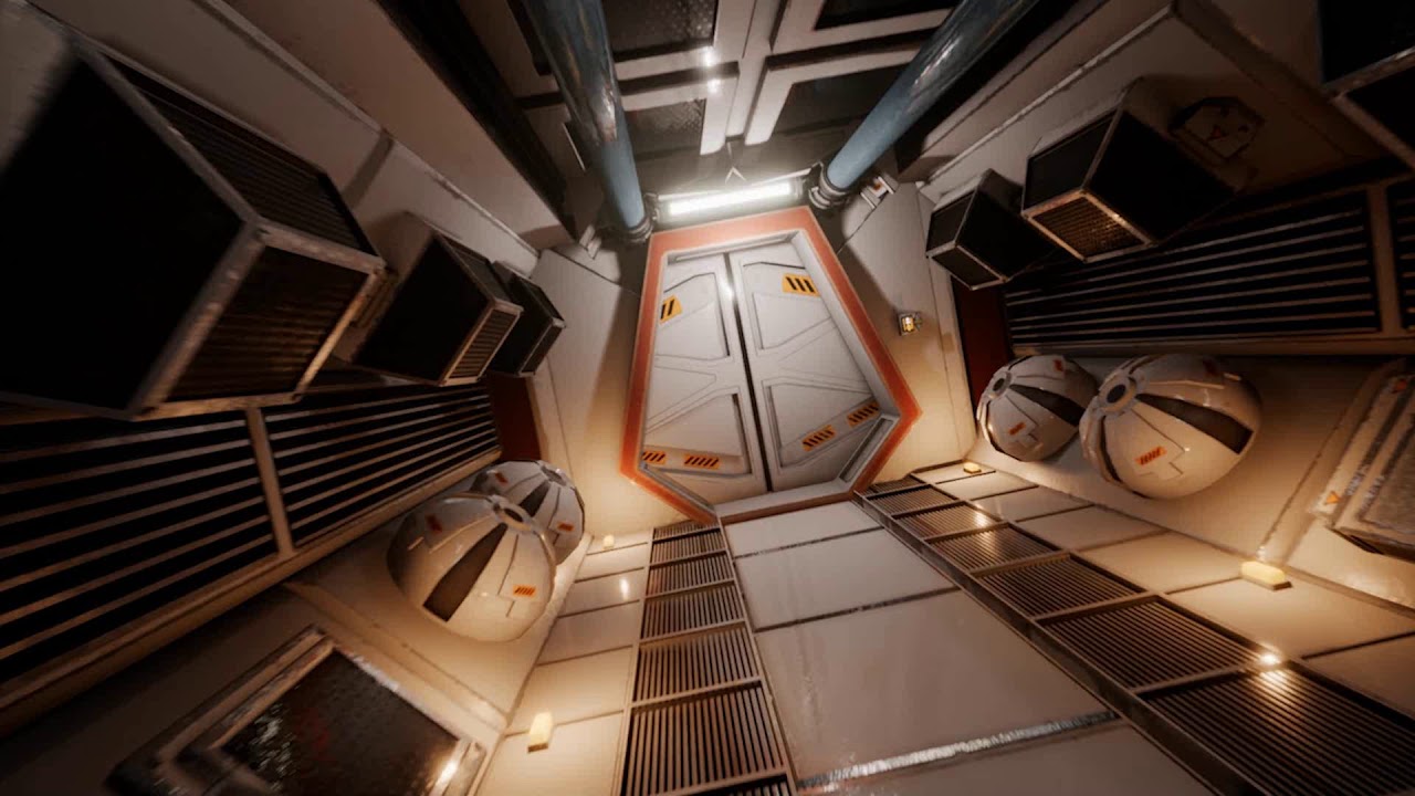 Retro Modular Sci-fi Environment - Real-time for VR, Games, and Film